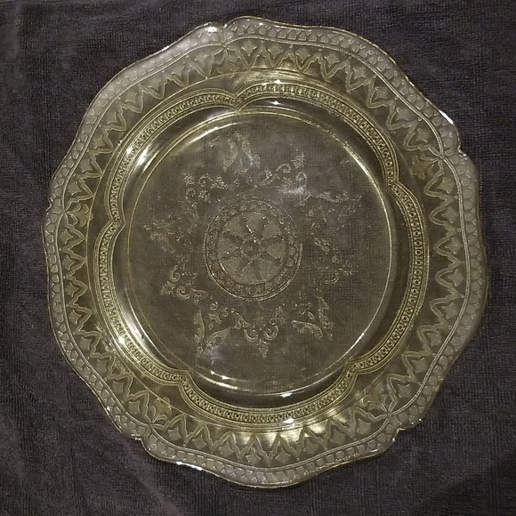 Vintage | Dining | Vintage Depression Elegant Gold Decorative Plate ...
